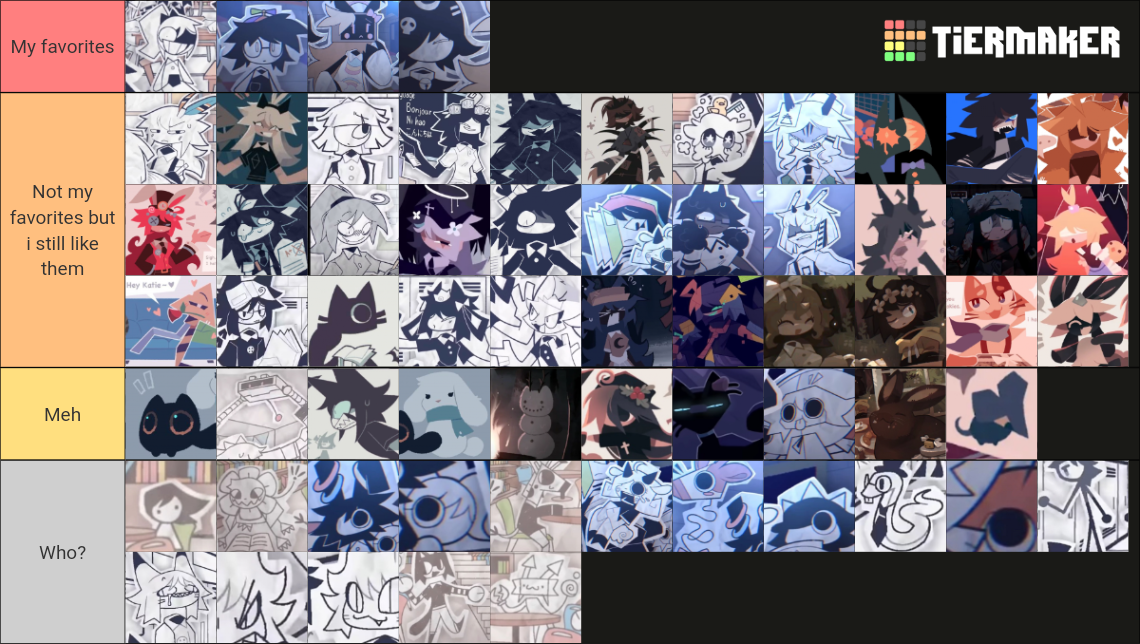 Every single Kaaatie character Tier List (Community Rankings) - TierMaker