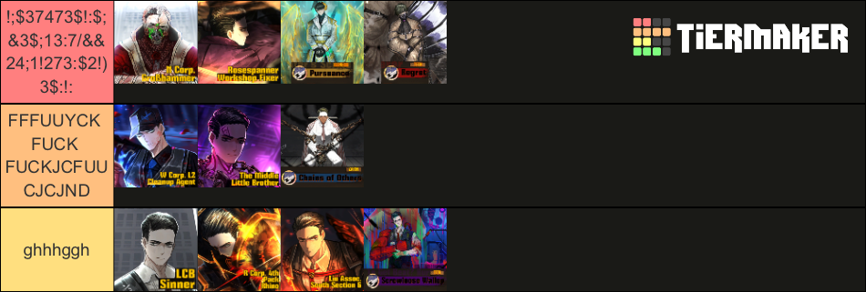 Limbus Company All IDs and EGO (Updated Often) Tier List (Community ...