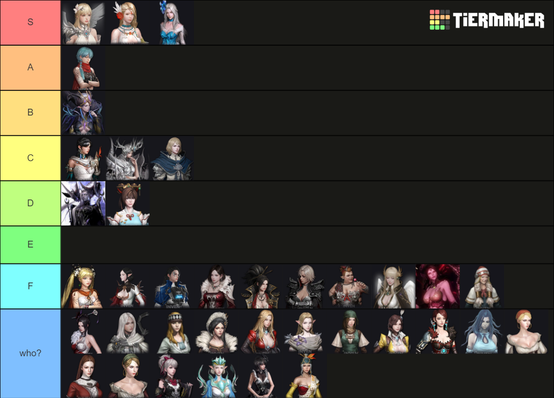 Lost Ark Waifu Tierlist Tier List (Community Rankings) - TierMaker