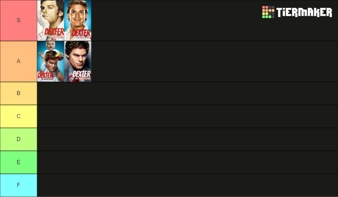 Dexter Seasons Tier List (Community Rankings) - TierMaker