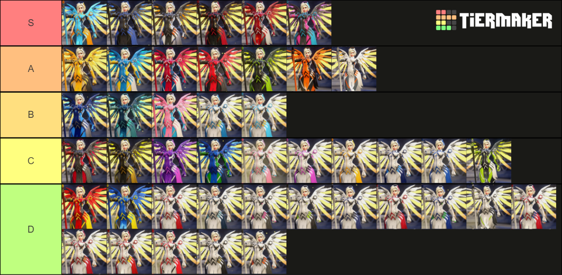 Overwatch 2 Mercy Complete OWL Skins Tier List (Community Rankings ...