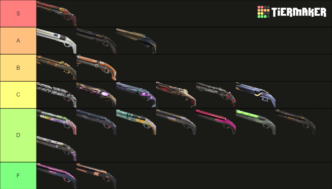 Valorant Shorty Skins (June 2023) Tier List (Community Rankings ...