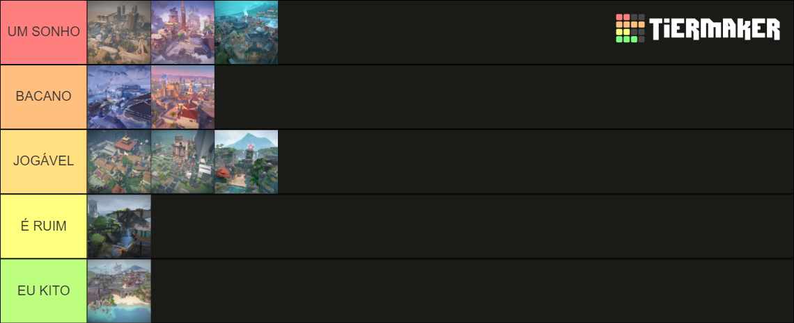All VALORANT maps (November 2023, includes TDM maps) Tier List ...