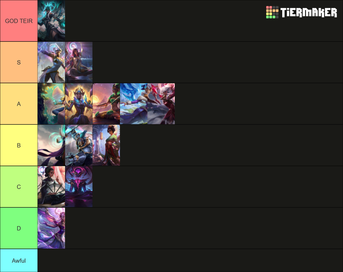 Karma Skins List March 2024 Tier List (Community Rankings) - TierMaker