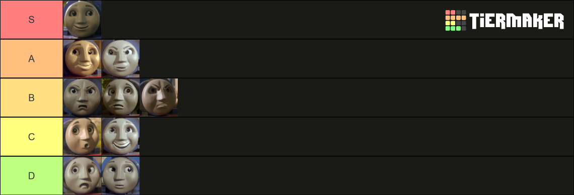 Thomas The Tank Engine Faces (Sir Handel) Tier List (Community Rankings ...