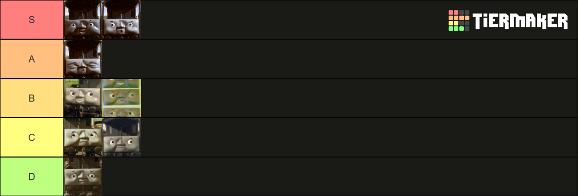 Thomas The Tank Engine Faces (Toad) Tier List (Community Rankings ...