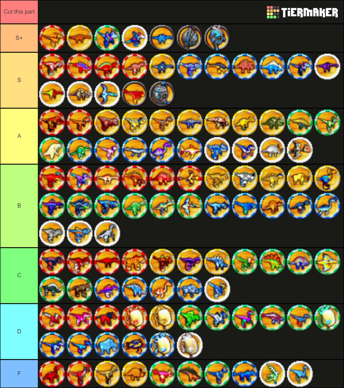 Fossil Fighters Medal Vivosaurs Tier List Community Rankings Tiermaker
