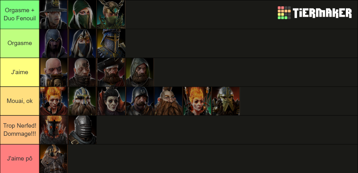Vermintide 2 Career (Necromancer Included) Tier List (Community ...