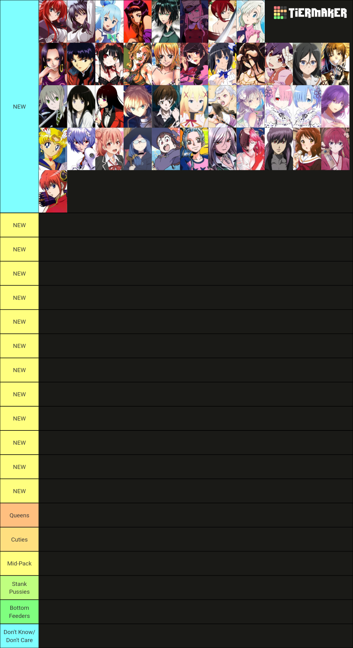 The ACTUAL Best Female Characters (250+) Tier List (Community Rankings ...