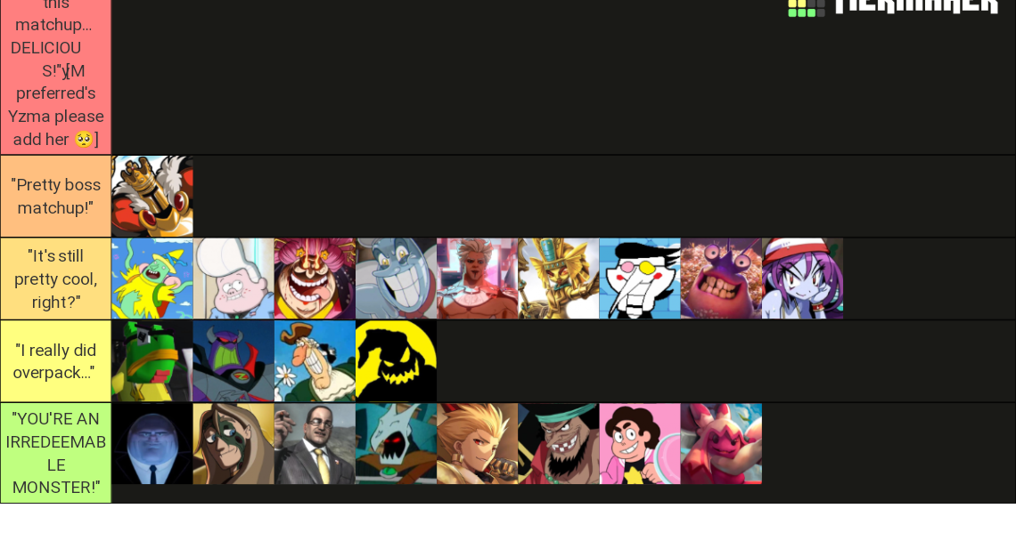VS Matchups for Big Jack Horner Tier List (Community Rankings) - TierMaker