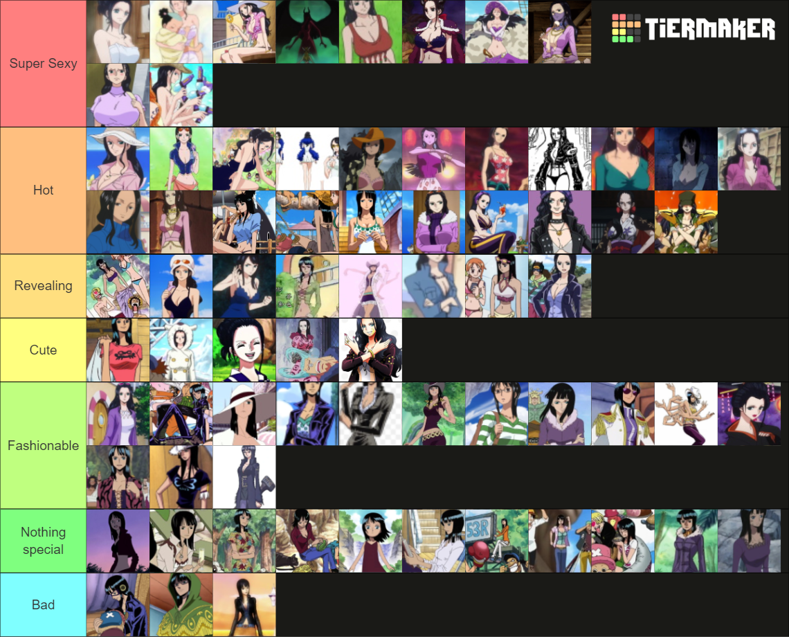 Nico Robin Outfits (One Piece: Show, Movies, Manga, & OPs) Tier List (Community Rankings ...