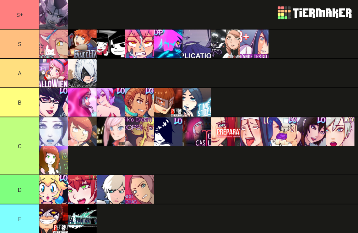 Derpixon Animations Ranking Tier List (Community Rankings) - TierMaker