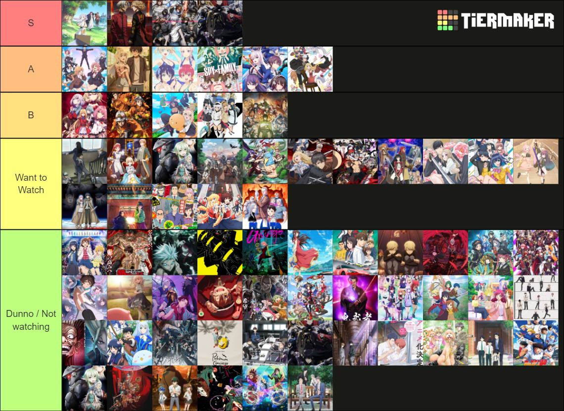 The BEST Anime of Fall 2023 Tier List (Community Rankings) - TierMaker