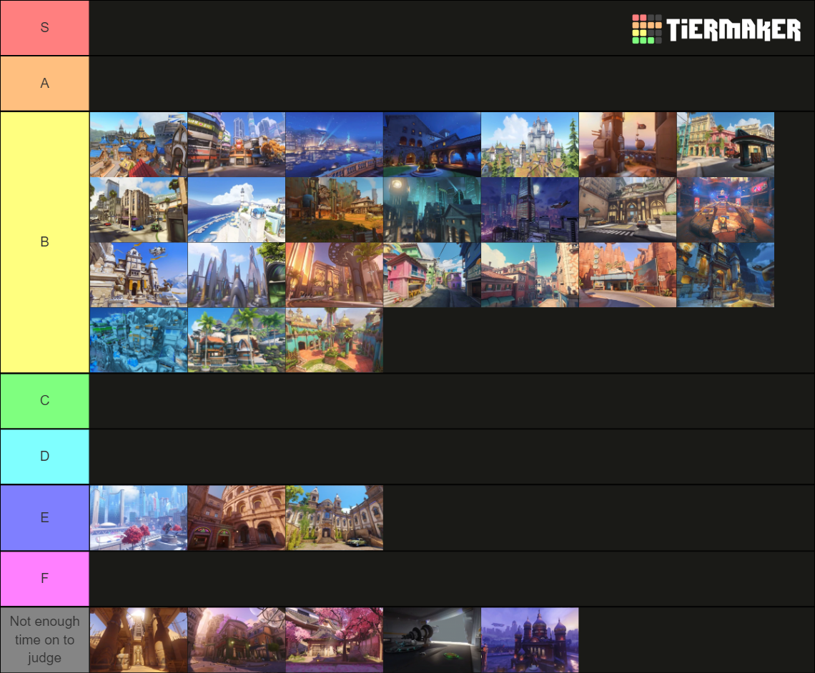 Overwatch Maps (With Samoa) Tier List (Community Rankings) - TierMaker
