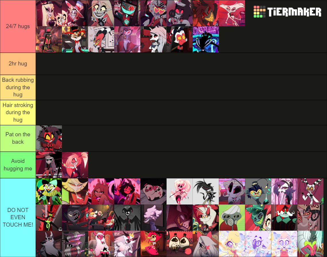 Hazbin Hotel & Helluva Boss Character Tier List (Community Rankings) - TierMaker