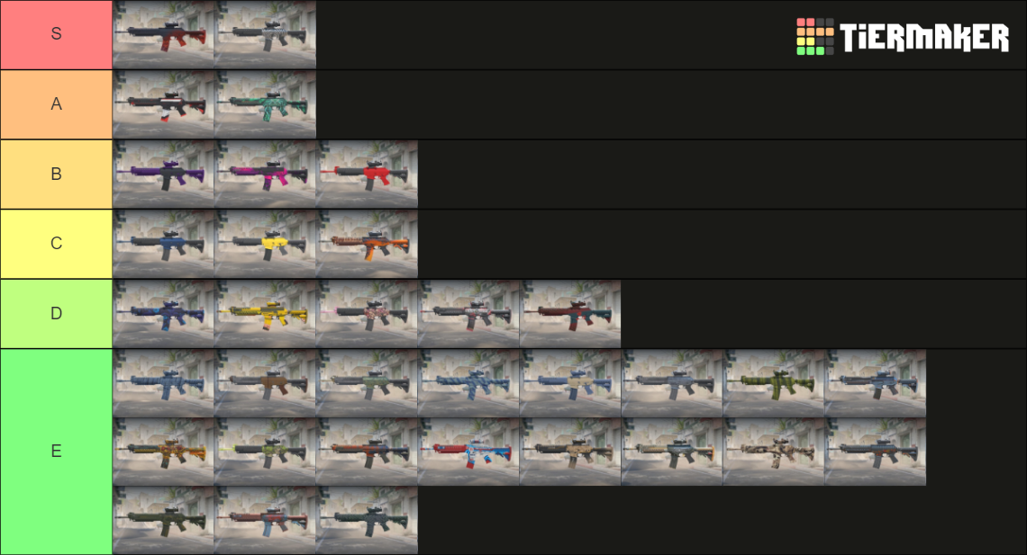 Counter-Strike 2 (CS2): All SG 553 Skins (Feb 2024) Tier List ...