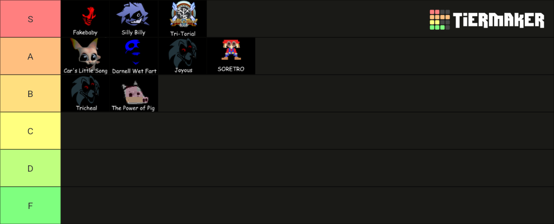 FNF Hit Single Tier List (Community Rankings) - TierMaker