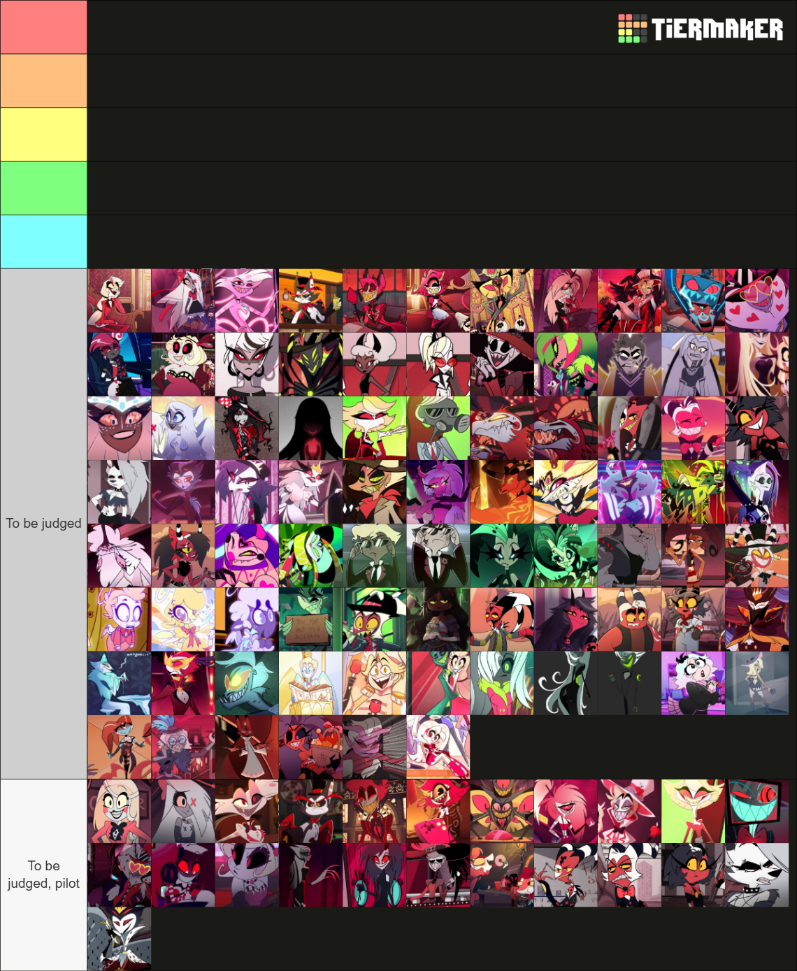All Hazbin Hotel + Helluva Boss Characters Tier List (Community Rankings) - TierMaker