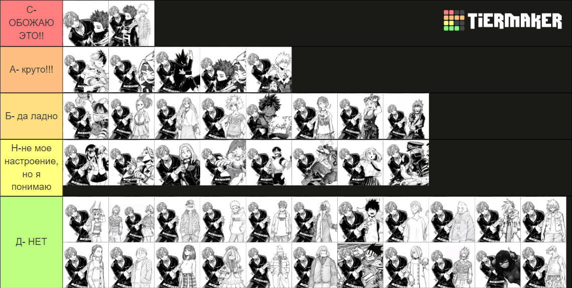 Monoma ships! Tier List (Community Rankings) - TierMaker