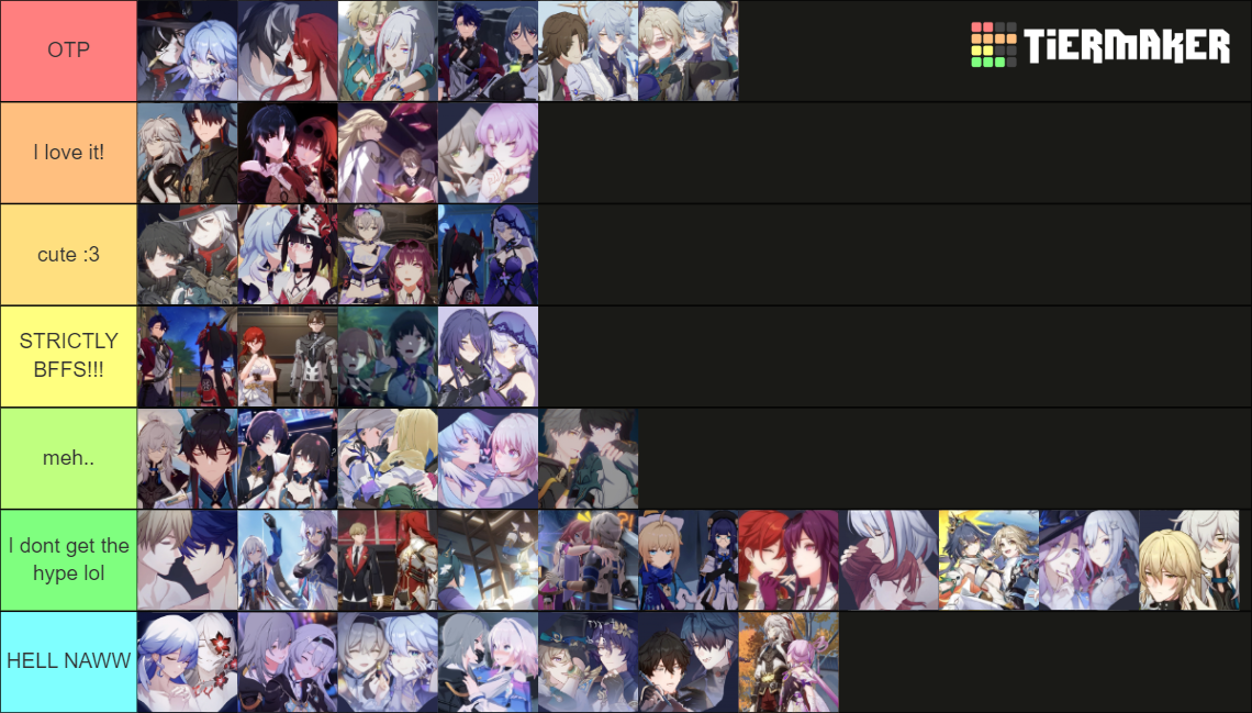 Rate HSR(Honkai: Star Rail) Ships! Tier List (Community Rankings ...