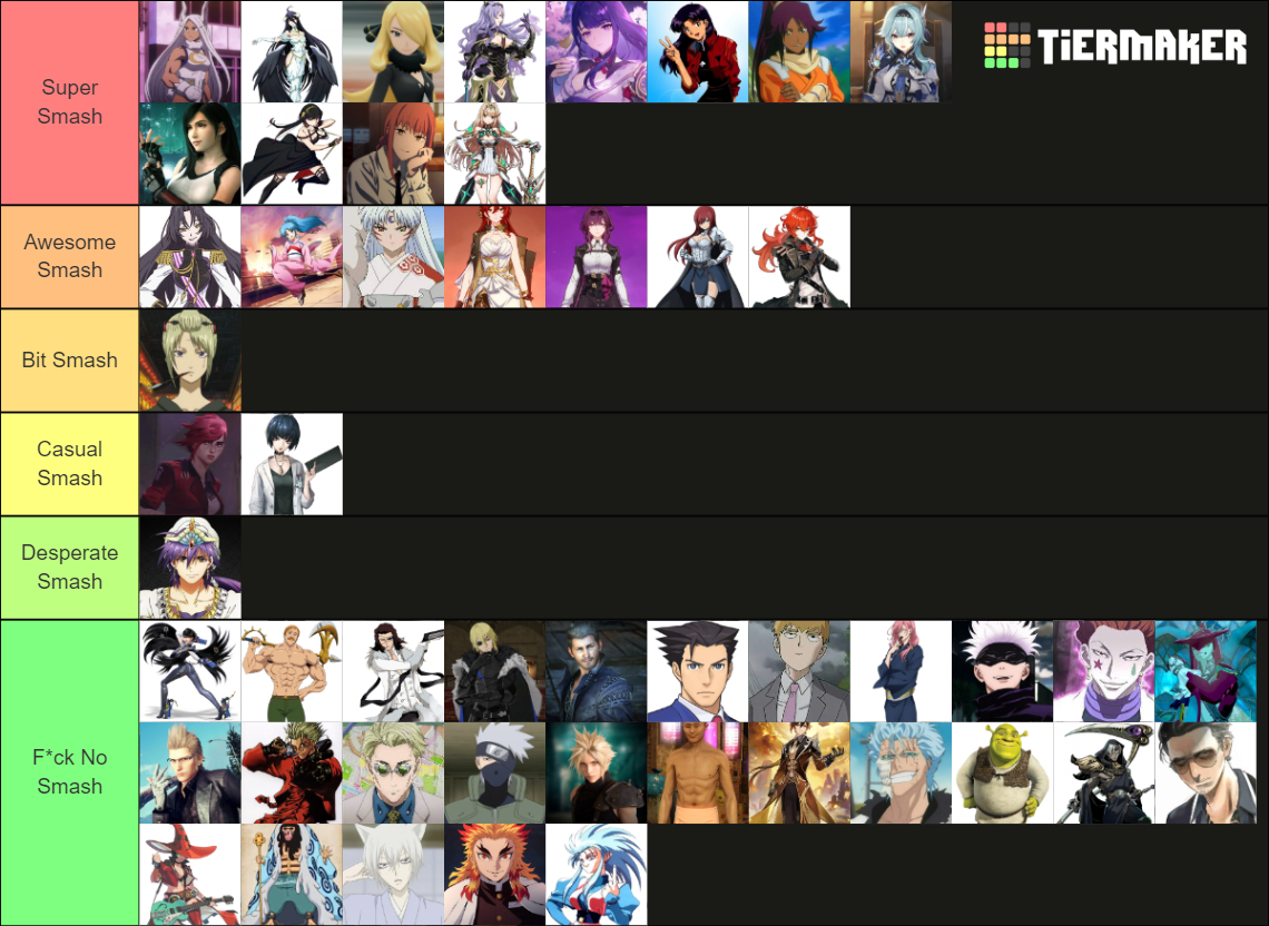 CyYu/Monarch Smash or Pass Tier List (Community Rankings) - TierMaker