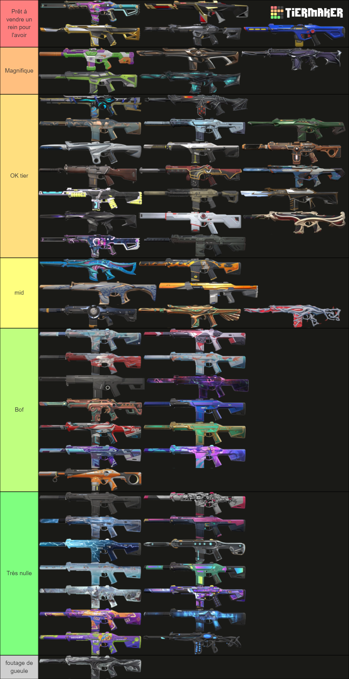 Valorant Phantom Skins (February 2024) Tier List (Community Rankings ...