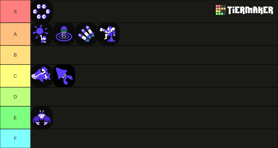 Splatoon 3 All Specials Tier List (Community Rankings) - TierMaker