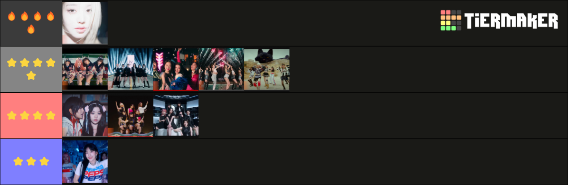 IVE MVs Tier List (Community Rankings) - TierMaker