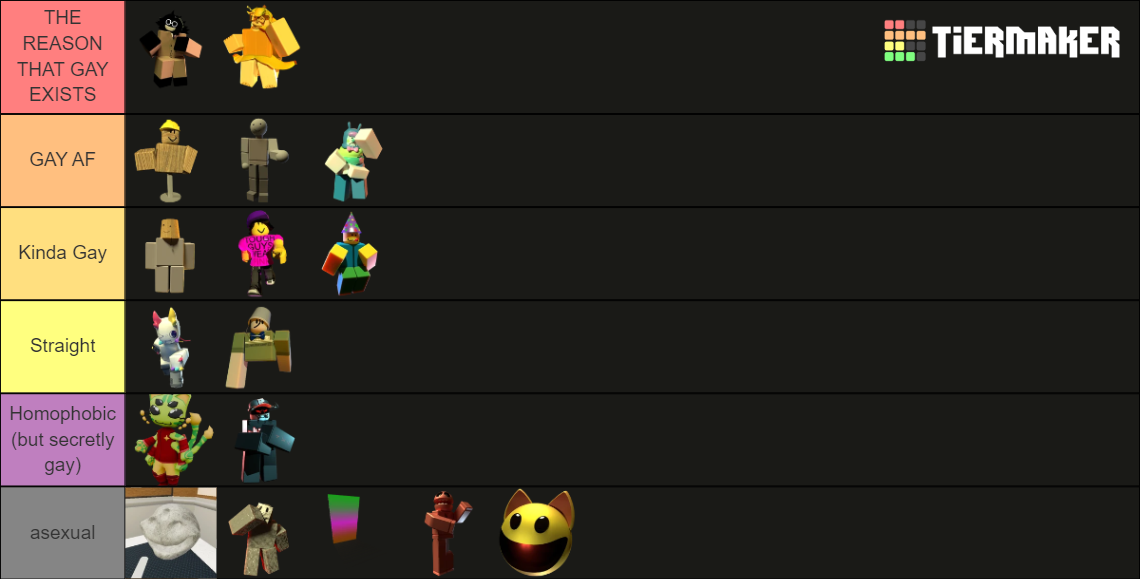 Regretevator NPC Tier List (Community Rankings) - TierMaker