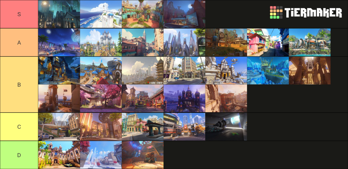Overwatch 2 All Maps Tier List (Community Rankings) - TierMaker