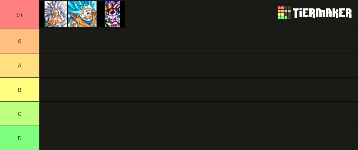 Dbs unofficial forms Tier List (Community Rankings) - TierMaker