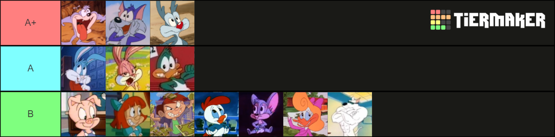 Tiny Toon Tier List (Community Rankings) - TierMaker