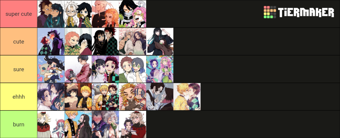 Demon slayer ships Tier List (Community Rankings) - TierMaker