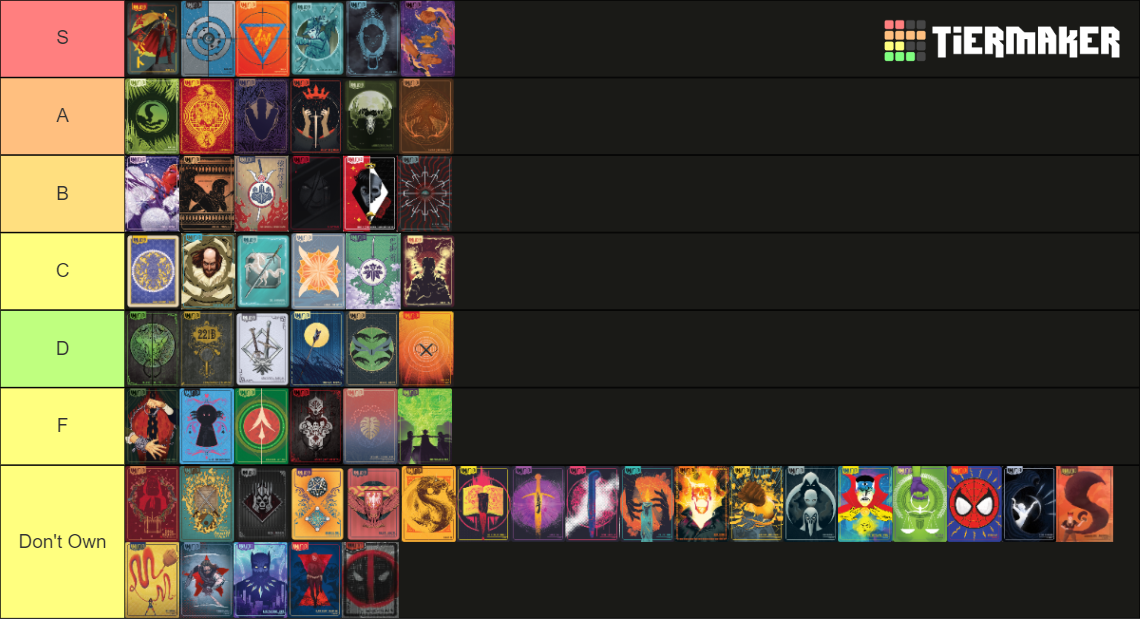 Unmatched Fighter [Cardbacks] (December 2024) Tier List (Community ...