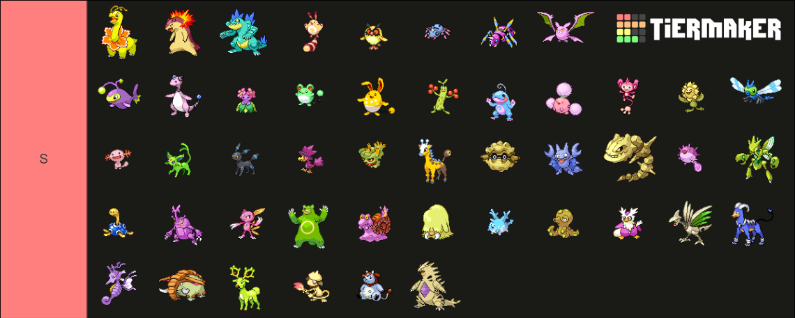 Gen 2 Shiny Pokemon Tier List (Community Rankings) - TierMaker