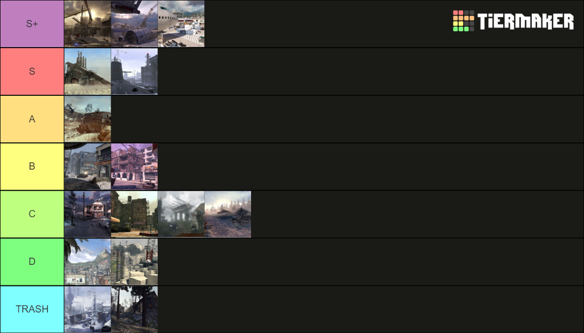 MW2 MAPS Tier List (Community Rankings) - TierMaker