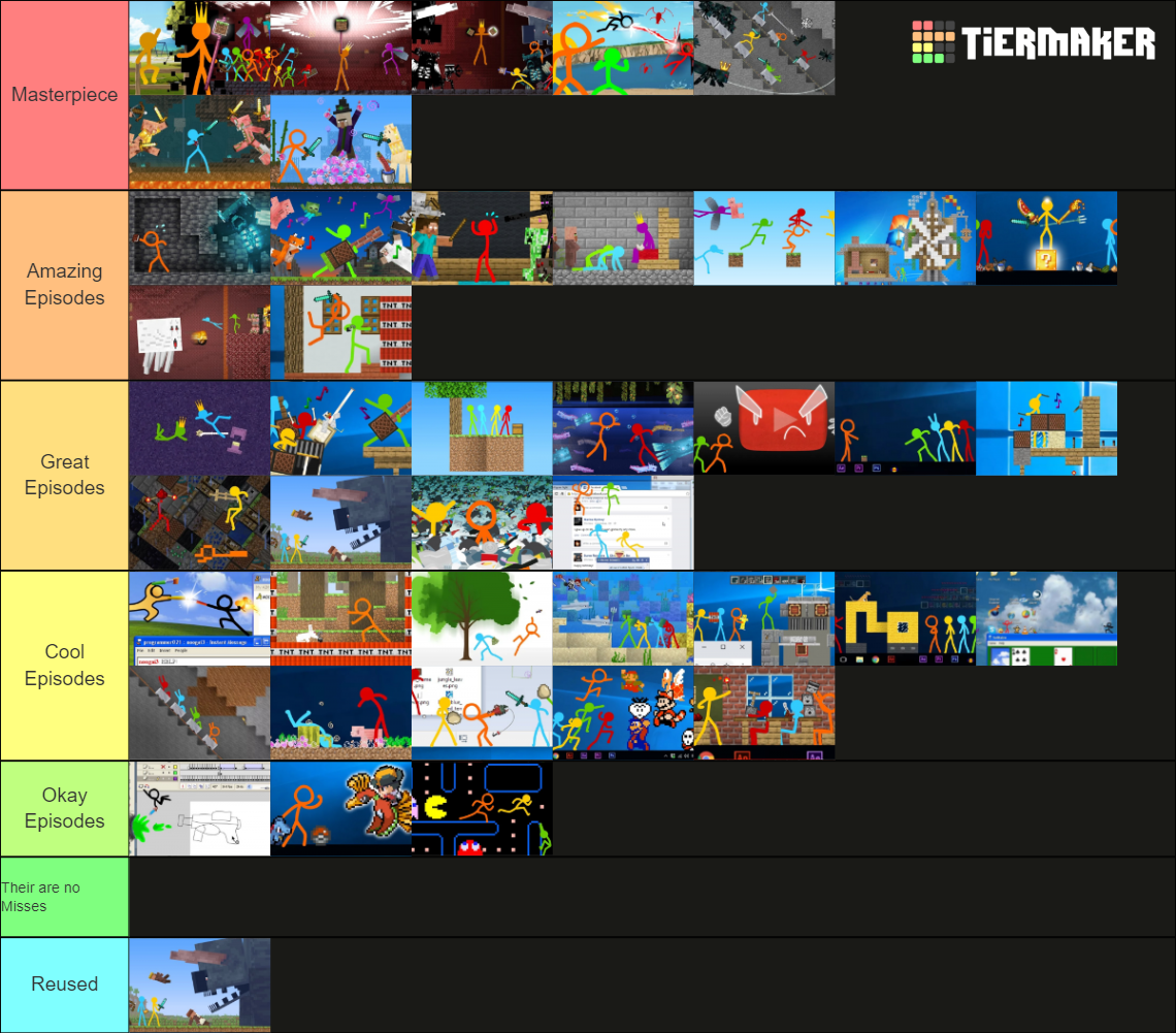 All Alan Becker Animations Tier List (Community Rankings) - TierMaker