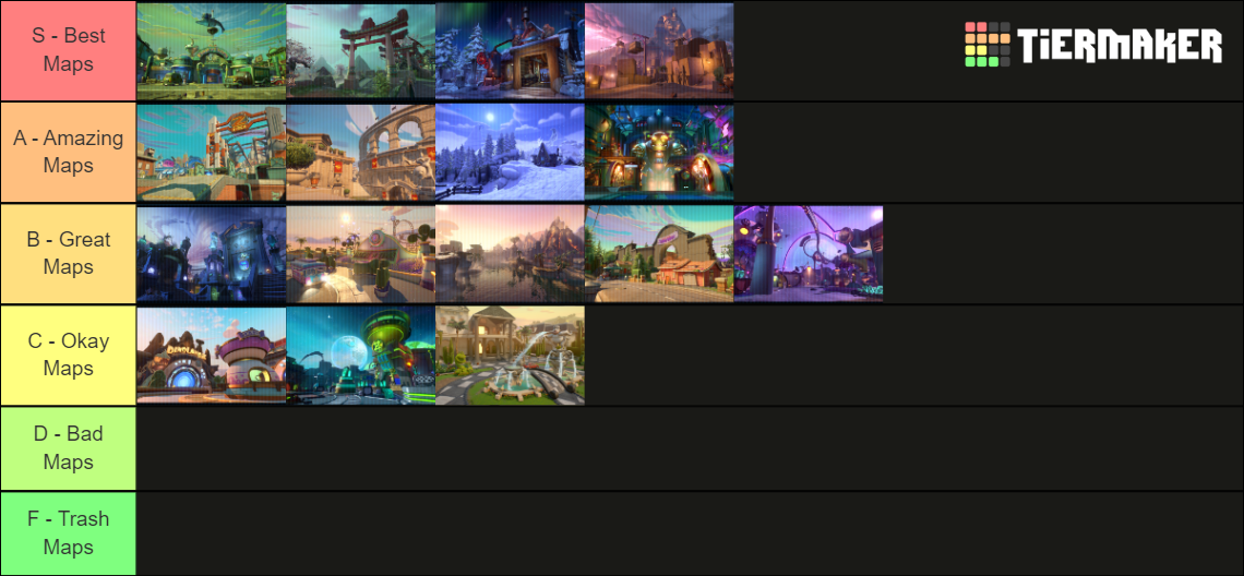 pvz gw2 all maps Tier List (Community Rankings) - TierMaker
