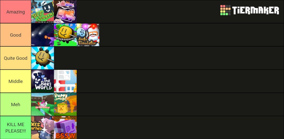 Tier_List of BSS-like games! Tier List (Community Rankings) - TierMaker