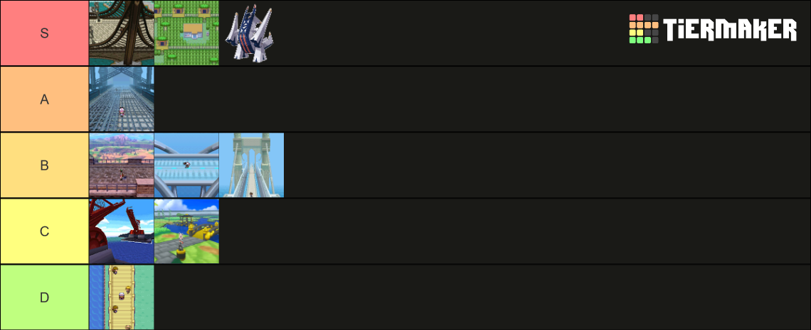 pokemon bridges Tier List (Community Rankings) - TierMaker