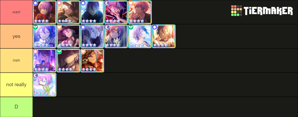 PJSK Rui cards Tier List (Community Rankings) - TierMaker