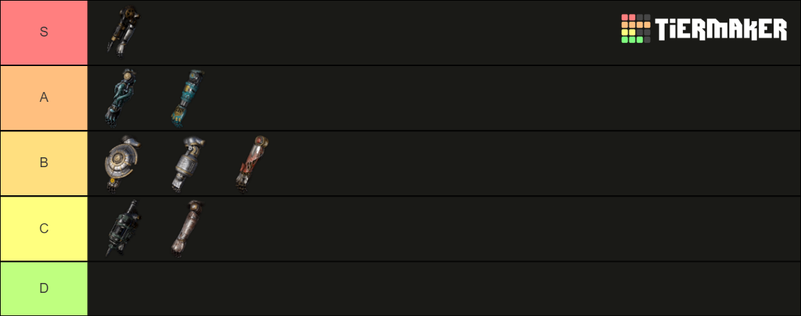 Lies of P Legion Arms Tier List (Community Rankings) - TierMaker