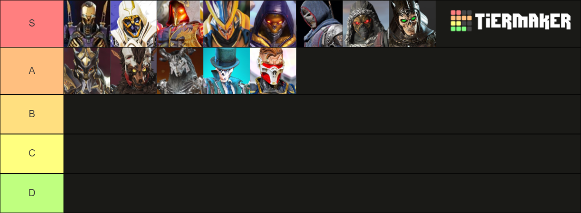 Revenant Skins Tier List (Community Rankings) - TierMaker