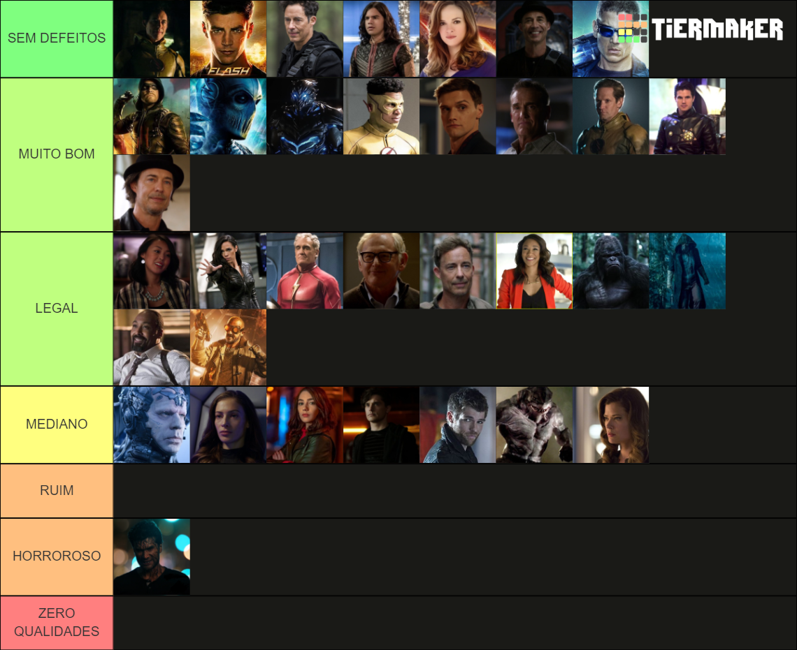 The Flash Characters [CW] Tier List (Community Rankings) - TierMaker