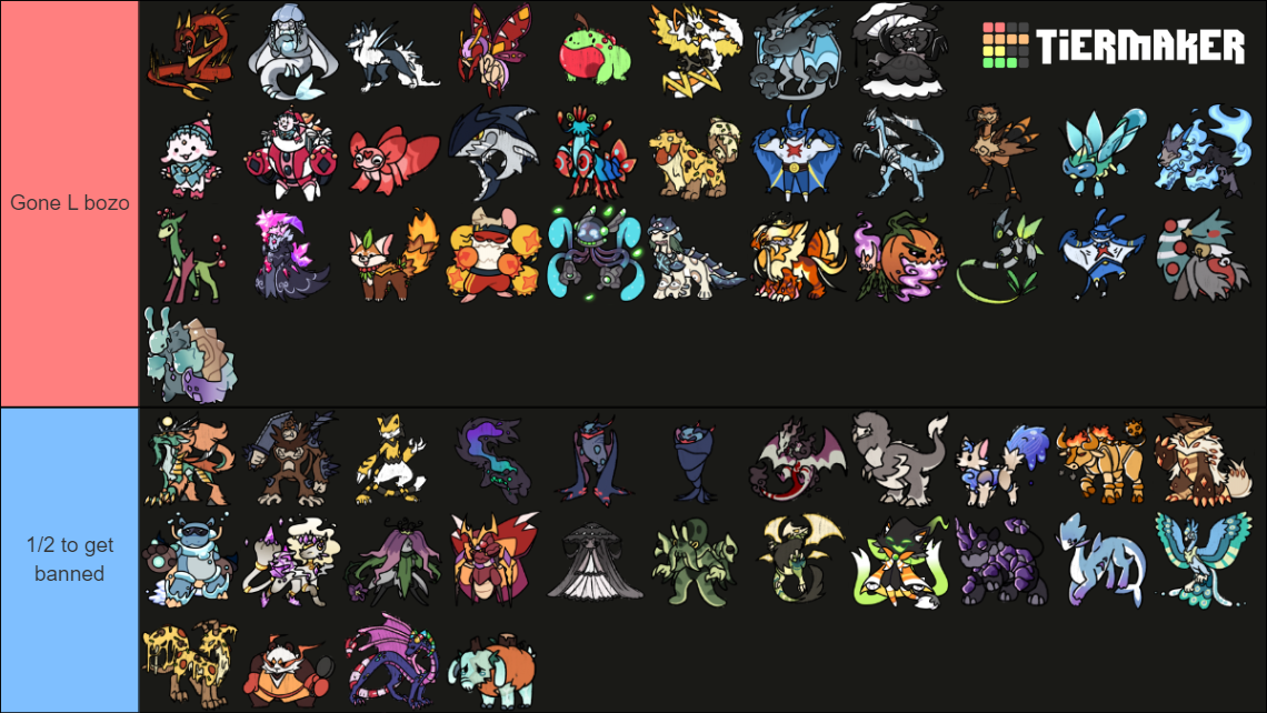 Doodle World Competitive Tierlist (Halloween Part 2) Tier List ...