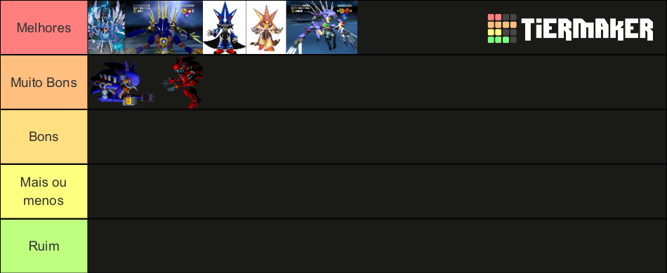 Metal Sonic Transformations Tier List Community Rankings Tiermaker