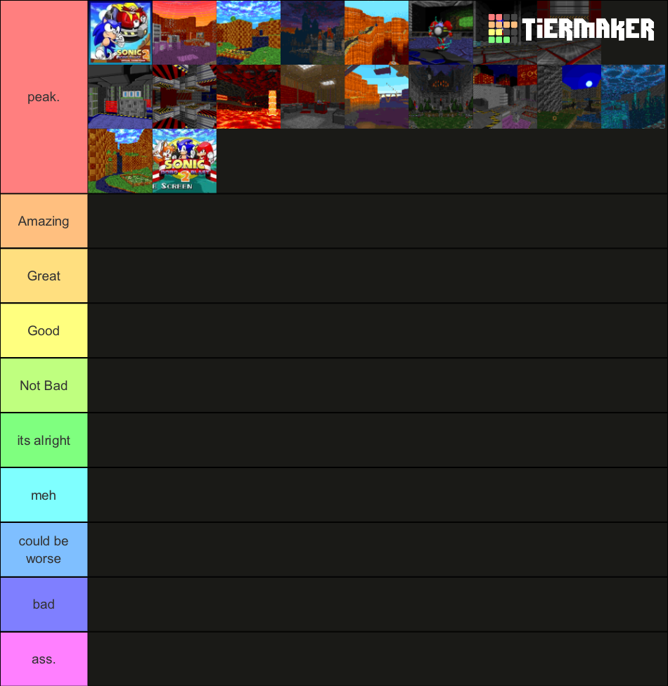 SRB2 Music Tier List (Community Rankings) - TierMaker