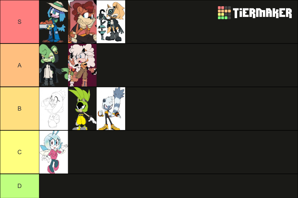 Top 10 Hottest Female Sonic Characters Tier List Community Rankings
