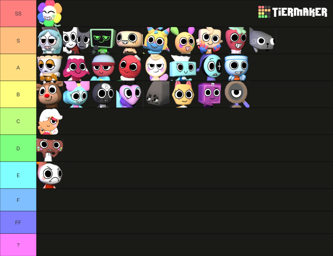 Dandy's World Tier List (Community Rankings) - TierMaker