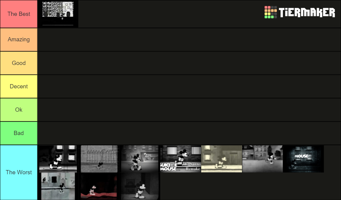 Mouse.AVI Remakes Tier List (Community Rankings) - TierMaker